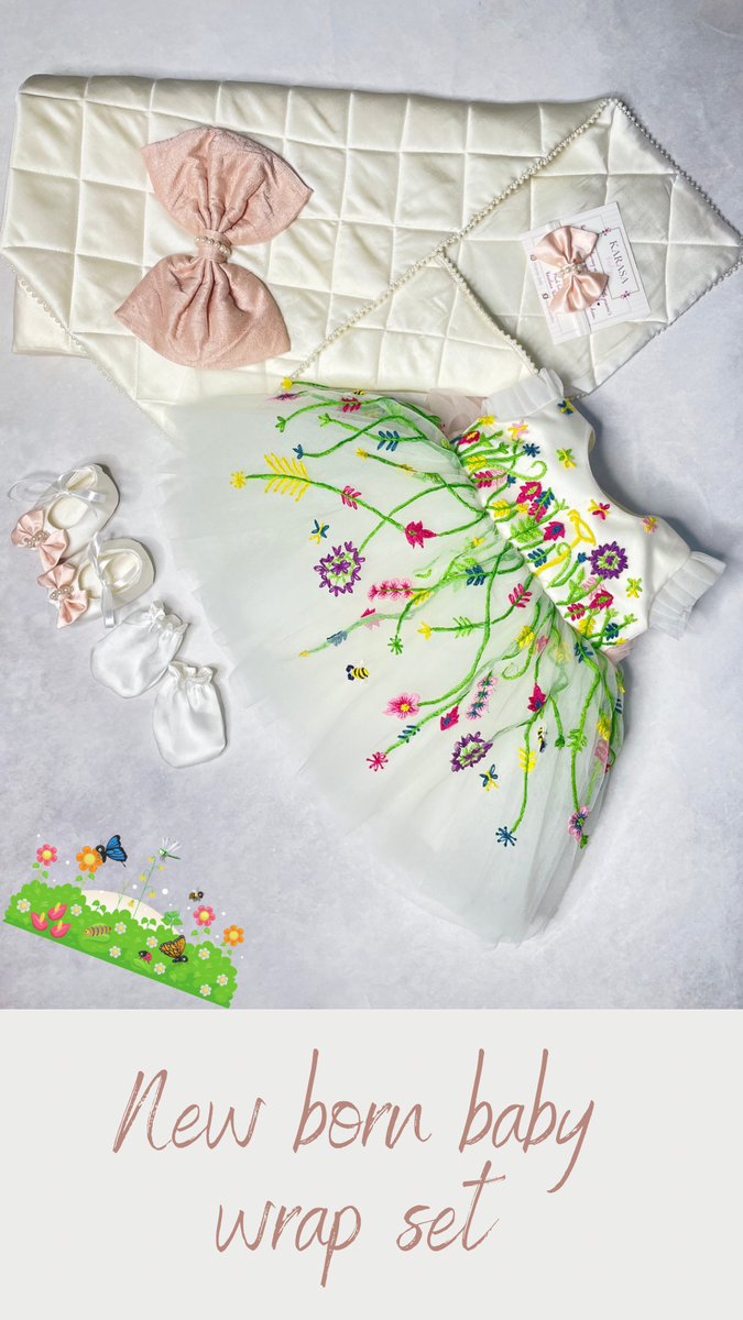 Gardenia wrap set – Karasa Baby